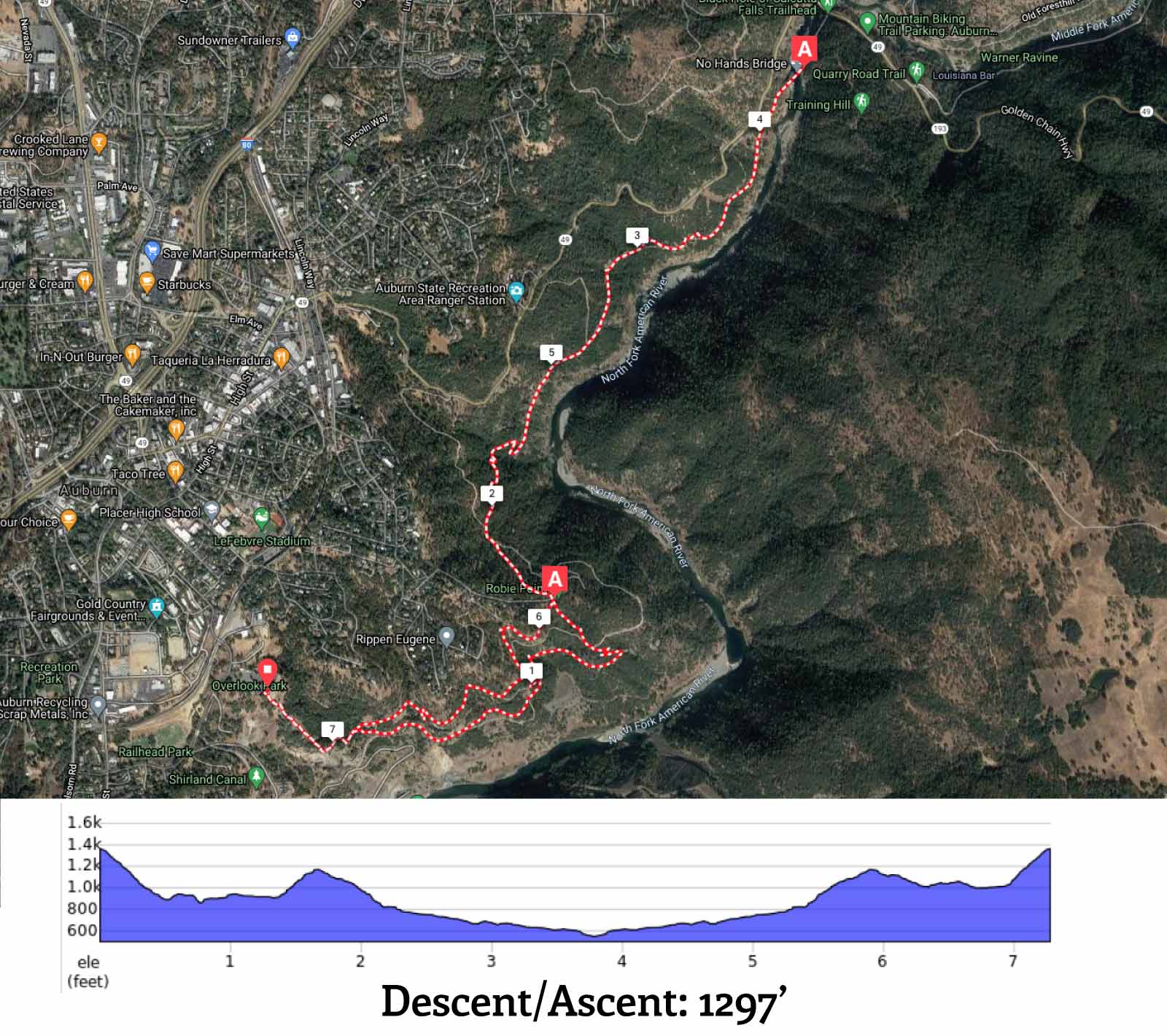 12k-map-and-elevation - Auburn Half Marathon