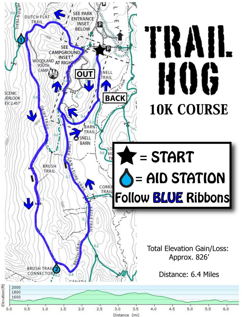 Trail-Hog-10K-Map-and-Elevation - Trail Hog